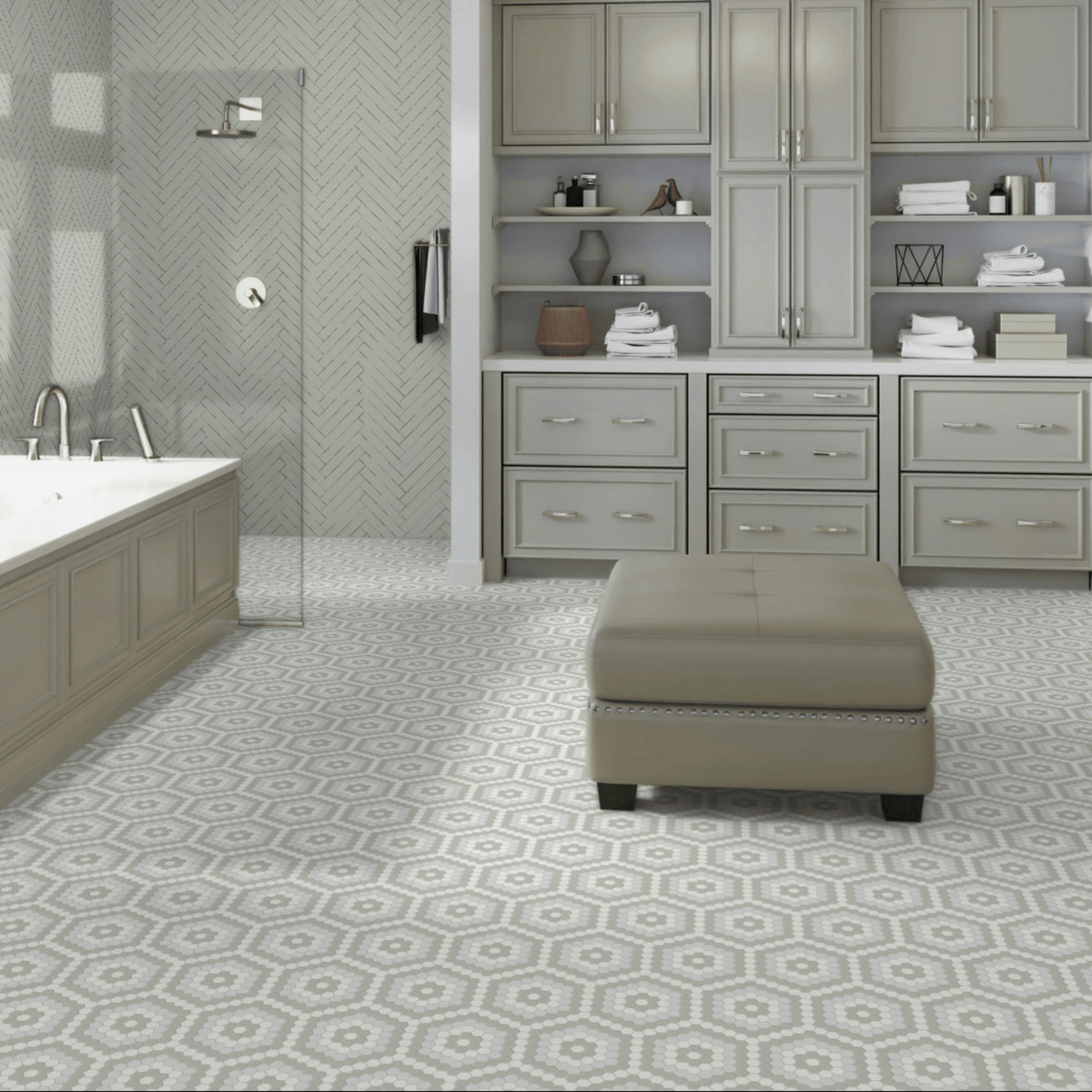 Soho Hexigon Pattern Mosaic Tile – scherba & co.