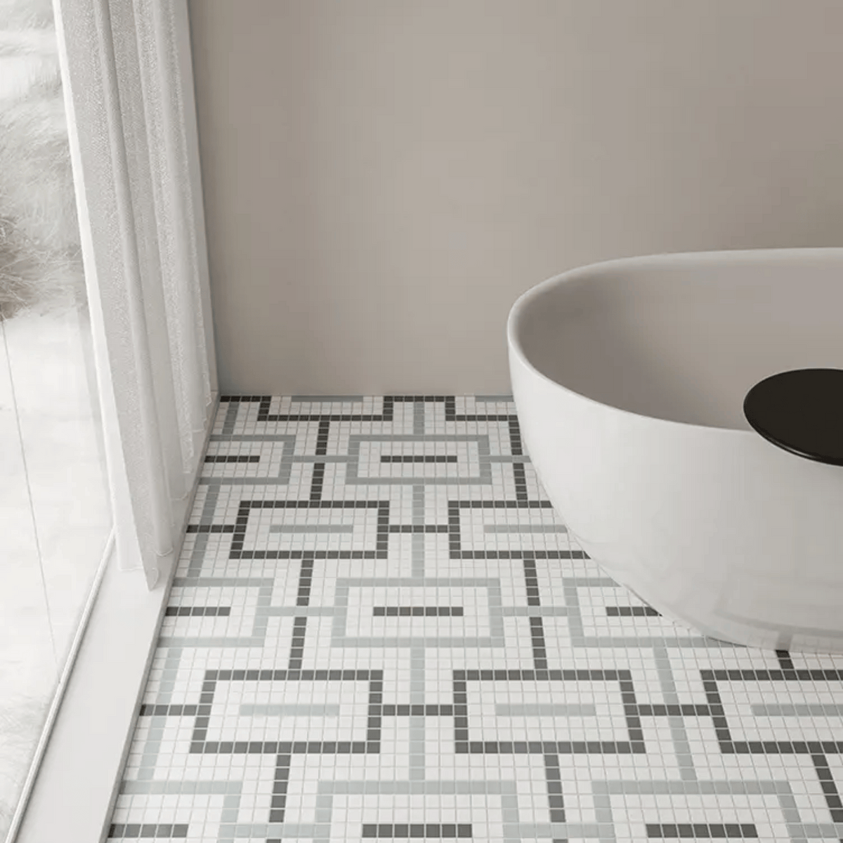 Soho Chain Pattern Mosaic Tile – scherba & co.