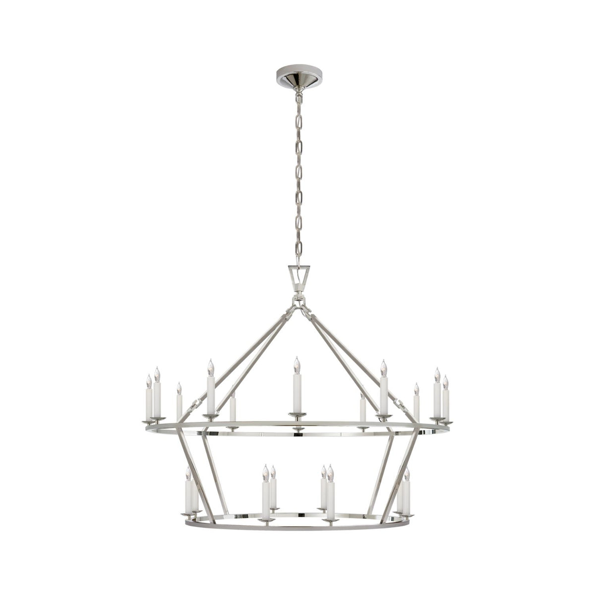 Darlana Large Two-Tiered Ring Chandelier – scherba & co.