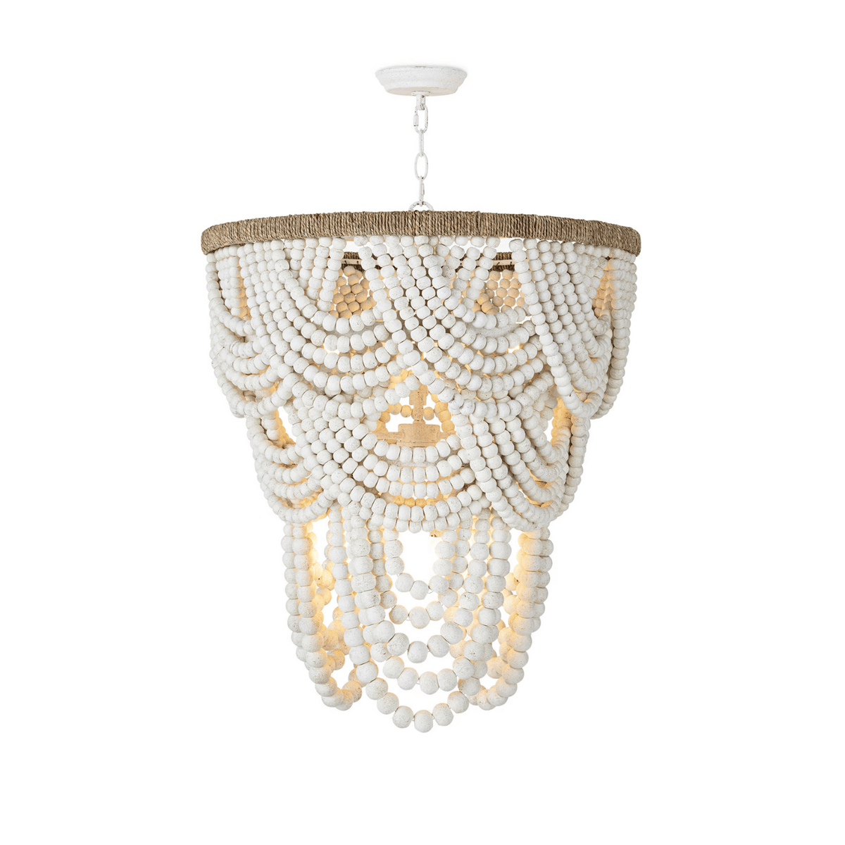 Lorelei Wood Bead Chandelier – scherba & co.